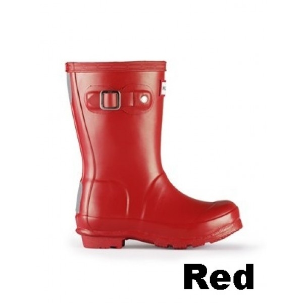 Hunter Original Gloss Red Boots KIDS